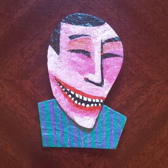 Artist Created | Jewelry | Vintage Pee Wee Herman Brooch | Poshmark